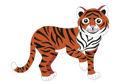 Tiger Clipart Vector Art Icons And Graphics For Free Download