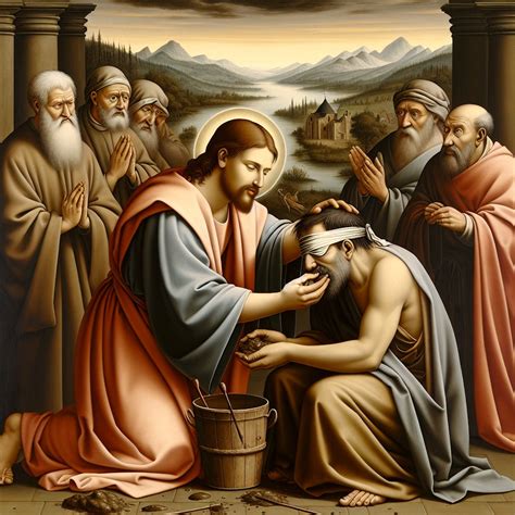 John 91 41 Artwork Bible Art