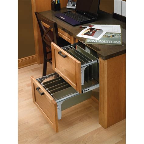 Rev A Shelf Inch Pullout File Drawer System RAS FDSM DM CabinetParts Com