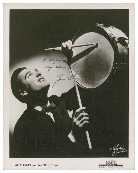 Swing Jazz Drummer Gene Krupa Photo Gallery