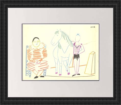 Pablo Picasso Human Comedy Ix Gold And Silver Pawn Shop