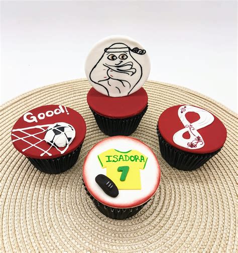 Conqualitá Cestas e Presentes Cupcake Copa Qatar Conqualitá Cestas e Doces Personalizados