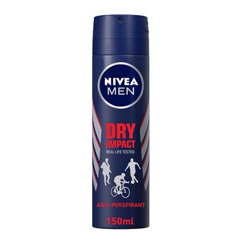 Buy Nivea Men Anti Perspirant Deodorant Spray Dry Impact 150ml Watsons