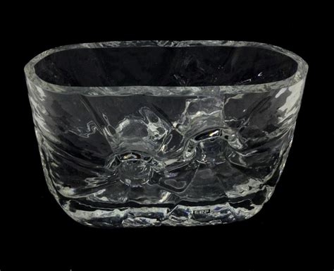 Lot Sea Glasbruk Ab Kosta Sweden Art Glass Vase