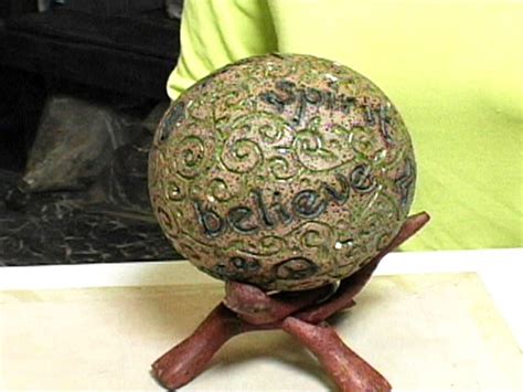 How To Make A Clay Garden Sphere Hgtv