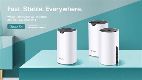 Tp Link Deco S4 Ac1200 Whole Home Mesh Wi Fi System 3 Pack White