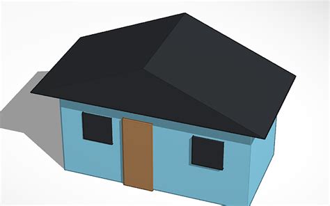 3d Design My Very First Tinkercad House Tinkercad
