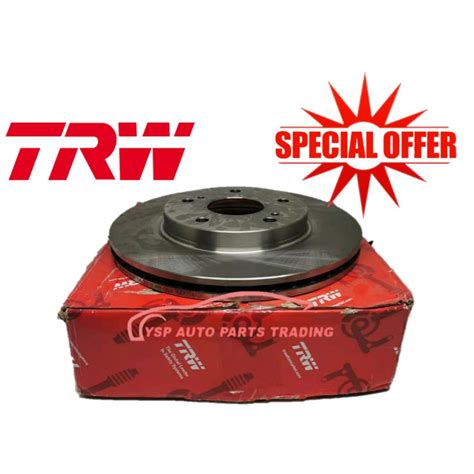 TRW Proton Ertiga Front Disc Brake Rotor Set Shopee Malaysia