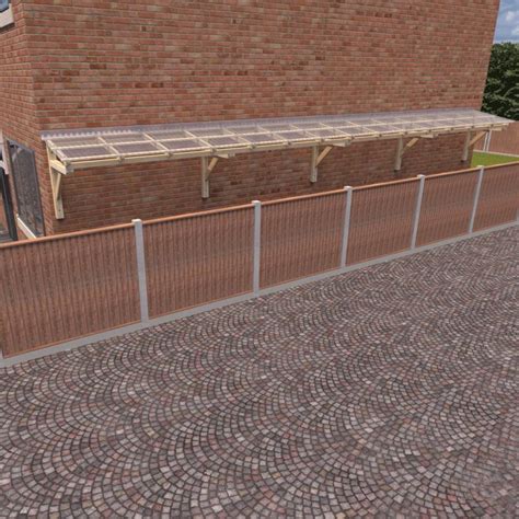 Complete Self Assembly Arcadia Canopy Kit With Corrugated Roofing For