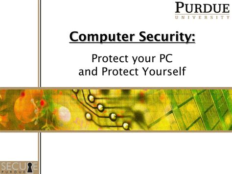 PPT Computer Security Protect Your PC And Protect Yourself PowerPoint Presentation ID