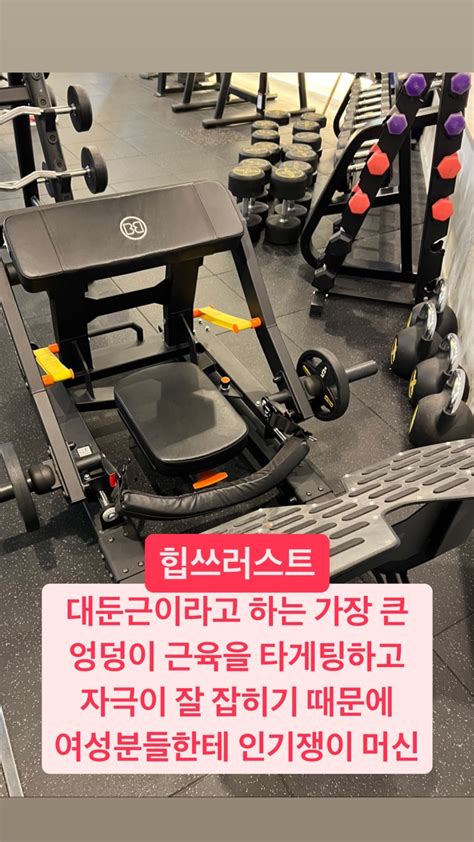 계산동헬스장계산동pt 힙 머신 4총사 네이버 블로그