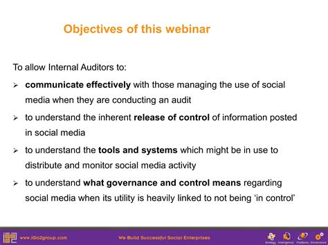 Social Media Governance Beyond The Risks Ppt