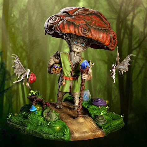 Artstation Mushroom Character Concept