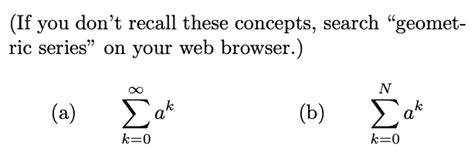 Solved 3 Sum Formulas Give Necessary And Sufficient