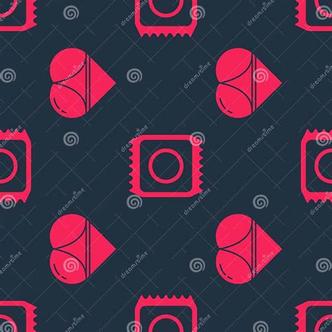 Set Woman Panties And Condom In Package Safe Sex On Seamless Pattern Vector Stock Vector Set Woman Panties And Condom In Package Safe Sex On Seamless Pattern Vector Stock Vector