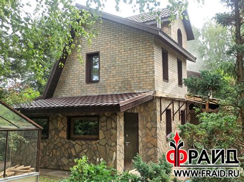 Реконструкция дома из силикатного кирпича Термопанели Фрайд Премиум с керамогранитом Kerama