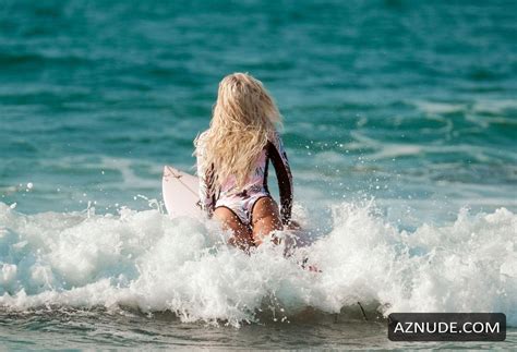 Lucie Donlan Sexy On The Beaches Of Newquay Cornwall Aznude
