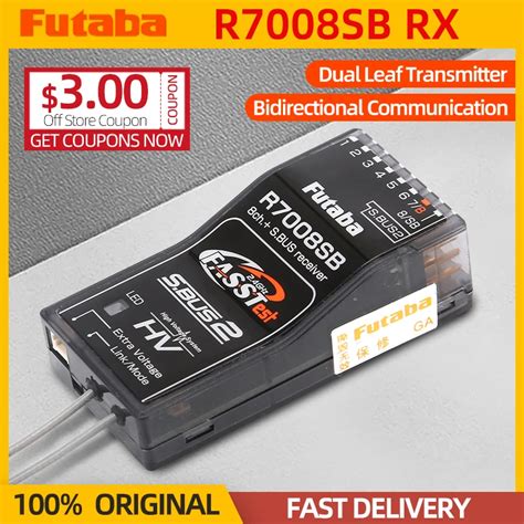Futaba R7108sb 7108 S Bus2 2 4g Fasstest Receiver 8ch Rx For 14sg 18mz