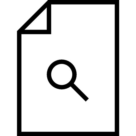 Document Search Vector Svg Icon Svg Repo