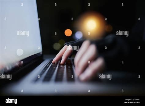 be careful what you share online shot of an unrecognizable computer