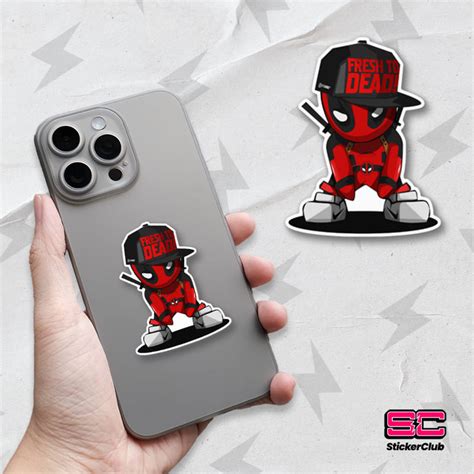 Deadpool Style Sticker Club
