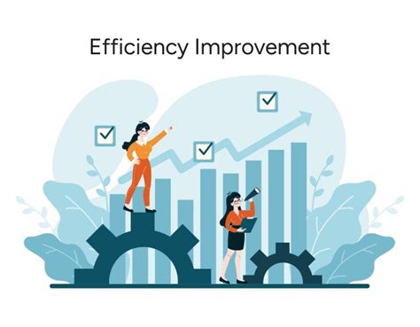 Dynamic Process Optimization And Productivity Vector Image