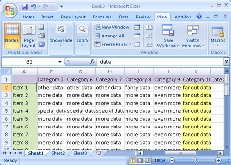 TechBits Freezing Panes In Excel