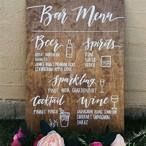 Wedding Signs Rustic And Chalkboards For Businesses Events And Home