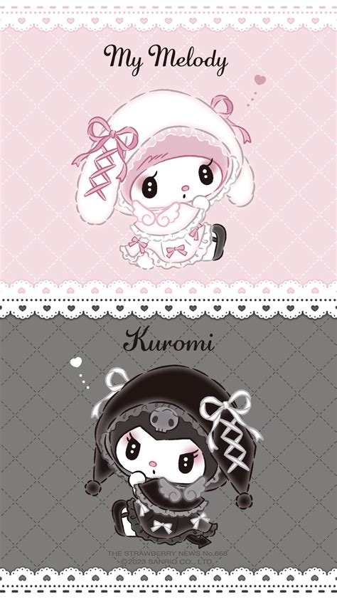 My Melody X Kuromi Wallpapers Yellow Maiden On Tumblr