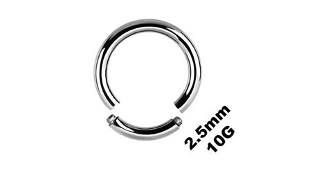 25mm10g Big Size Segmentgenital Piercing Ring