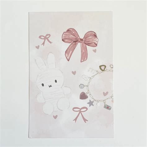 Miffy Bow Print Etsy