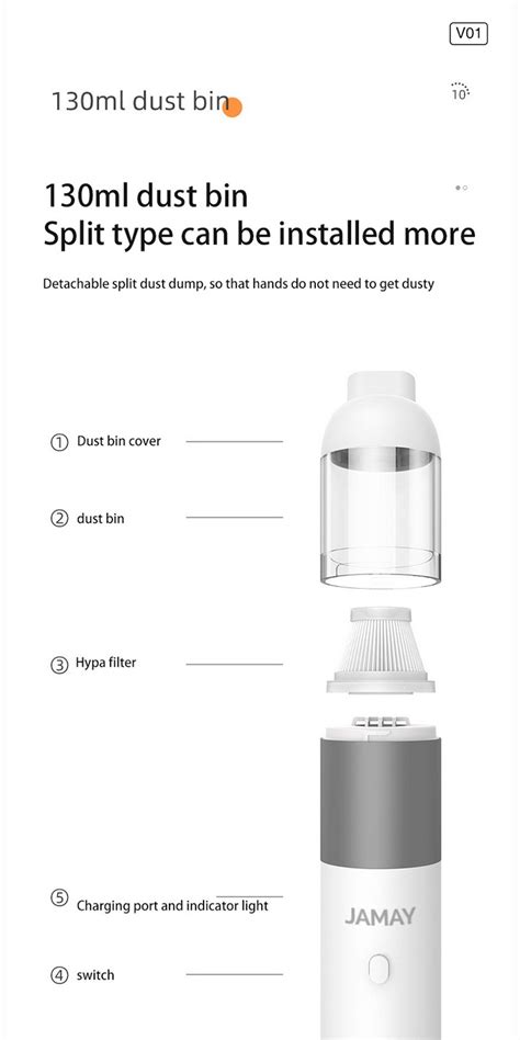 Jual Jamay 3 In 1 Vacum Cleaner Portable Penyedot Debu 20000pa Cordless Rechargeable Vacum