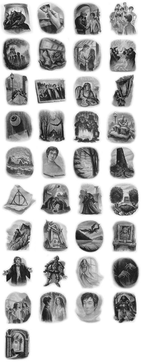 Every Chapter Illustration From The ‘harry Potter Books — Harry Potter