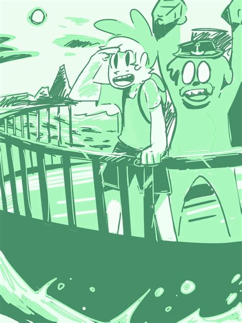 Finn And Jake At Ocean By Almirantedwater On Newgrounds