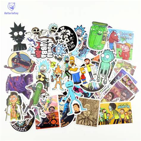 Buy 51pcsbag American Drama Rick And Morty Mort Funny
