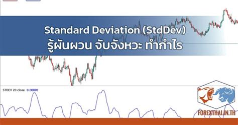 Stddev คือ อินดิเคเตอร์ที่ทำให้คุณรู้ความผันผวน และจับจังหวะทำกำไร