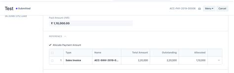 Bug Paid Amount Does Not Update In Sales Invoice · Issue 17173 · Frappeerpnext · Github