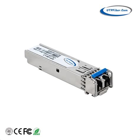 Industrial 1 25gbps Duplex SFP 1310nm Single Mode 20km LC Ddm Module
