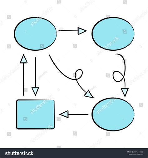 Diagram Template Vector Stock Vector Royalty Free 1371274796