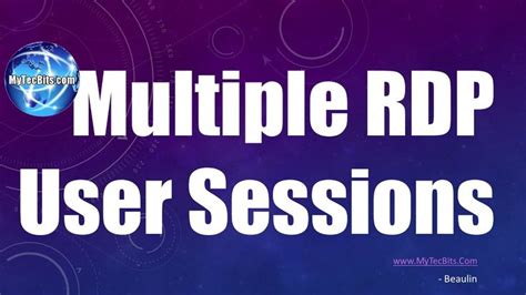 Multiple RDP Sessions For A Windows User Windows Sql Server Sql Server