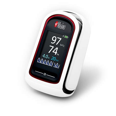 Masimo Mightysat Fingertip Pulse Oximeter With Bluetooth And Pleth