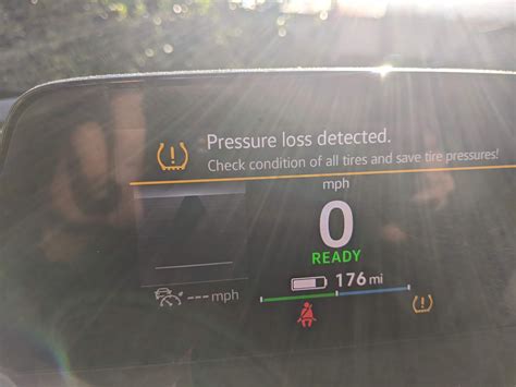 Tire Pressure Warning Not Going Away Volkswagen ID Forum