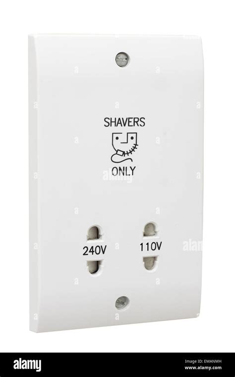 Bathroom Shaving Socket Stock Photo Alamy