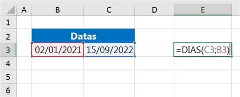 Função DIAS e DATADIF no Excel Ninja do Excel