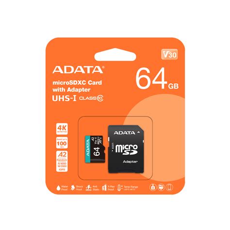 Memoria Micro Sd 64gb Adata Premier Clase 10 Dot