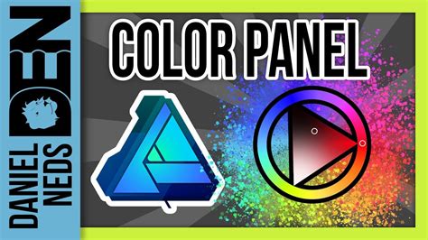 How To Use The Color Panel In Affinity Designer YouTube