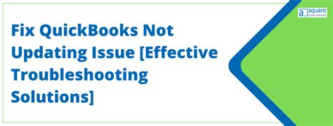 Fix Quickbooks Not Updating Issue Effective Troubleshooting Solutions