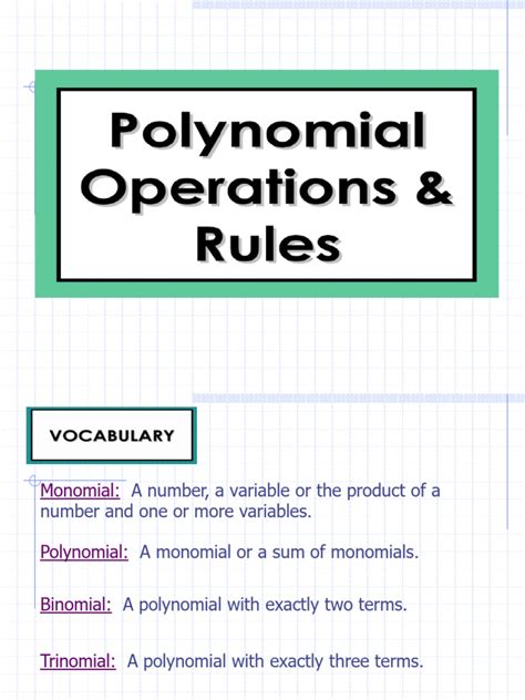 Introduction To Polynomials Pdf