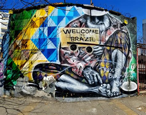 S O Paulo Brasil Amazing Street Art Graffiti In The Centro Region