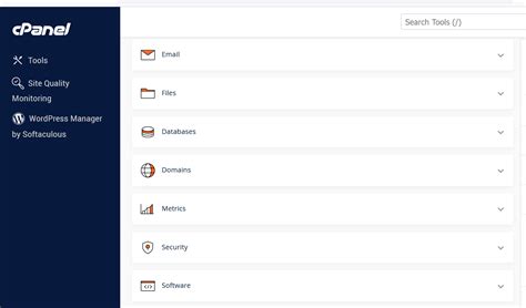 Cpanel Interface